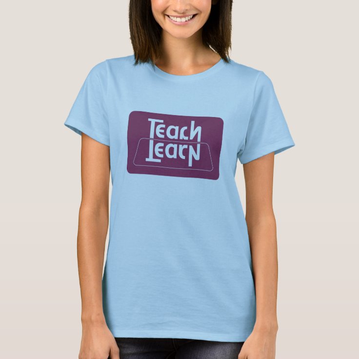 Teach/Learn Optical Illusion T-Shirt | Zazzle