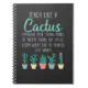 Teach Like A Cactus Teacher Back To School Notebook | Zazzle