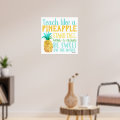Teach Like a Pineapple Poster | Zazzle