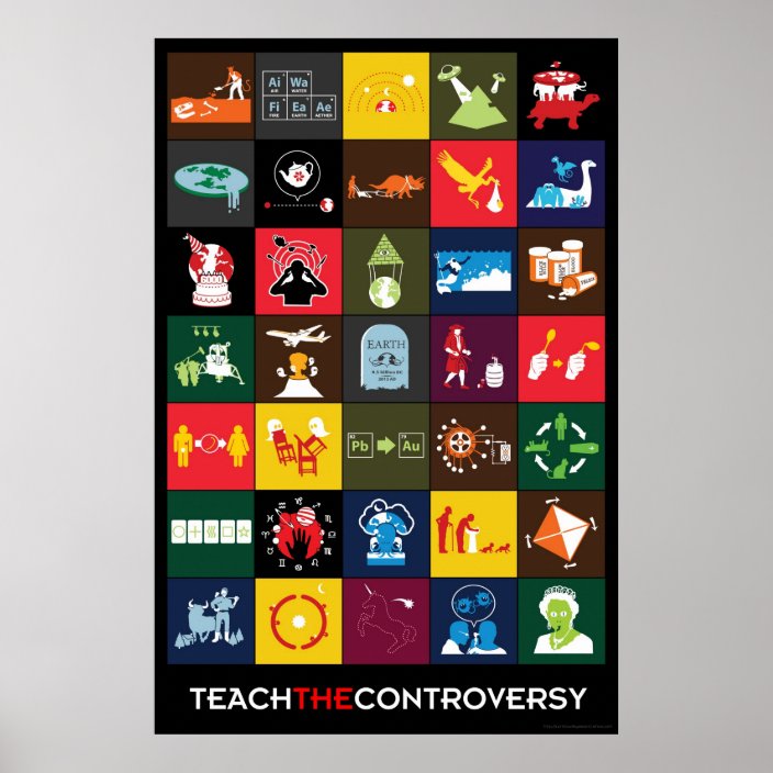 Teach the Controversy Poster | Zazzle.com