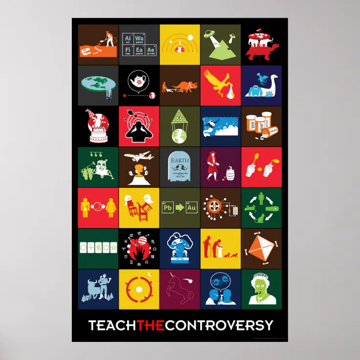 Teach the Controversy Poster | Zazzle