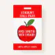 Teacher Apple Hall Pass or Bathroom pass Badge | Zazzle
