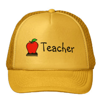 Teacher Sayings Hats and Teacher Sayings Trucker Hat Designs