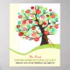 Teacher appreciation apple tree gift Classroom Poster | Zazzle