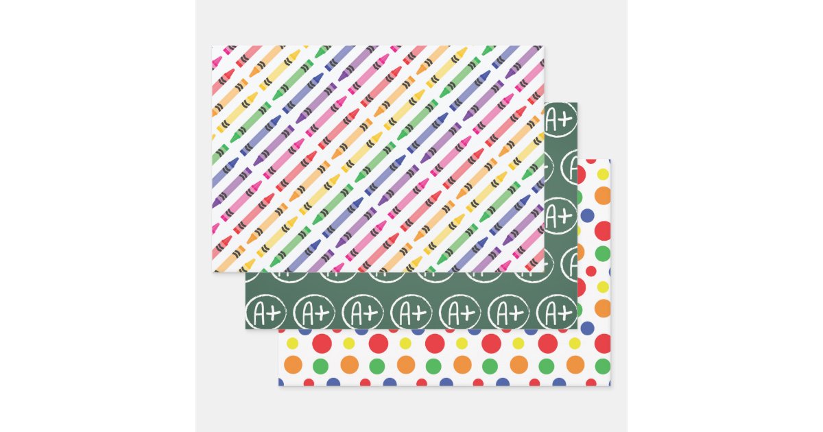 Teacher Appreciation Back To School Wrapping Paper Sheets | Zazzle