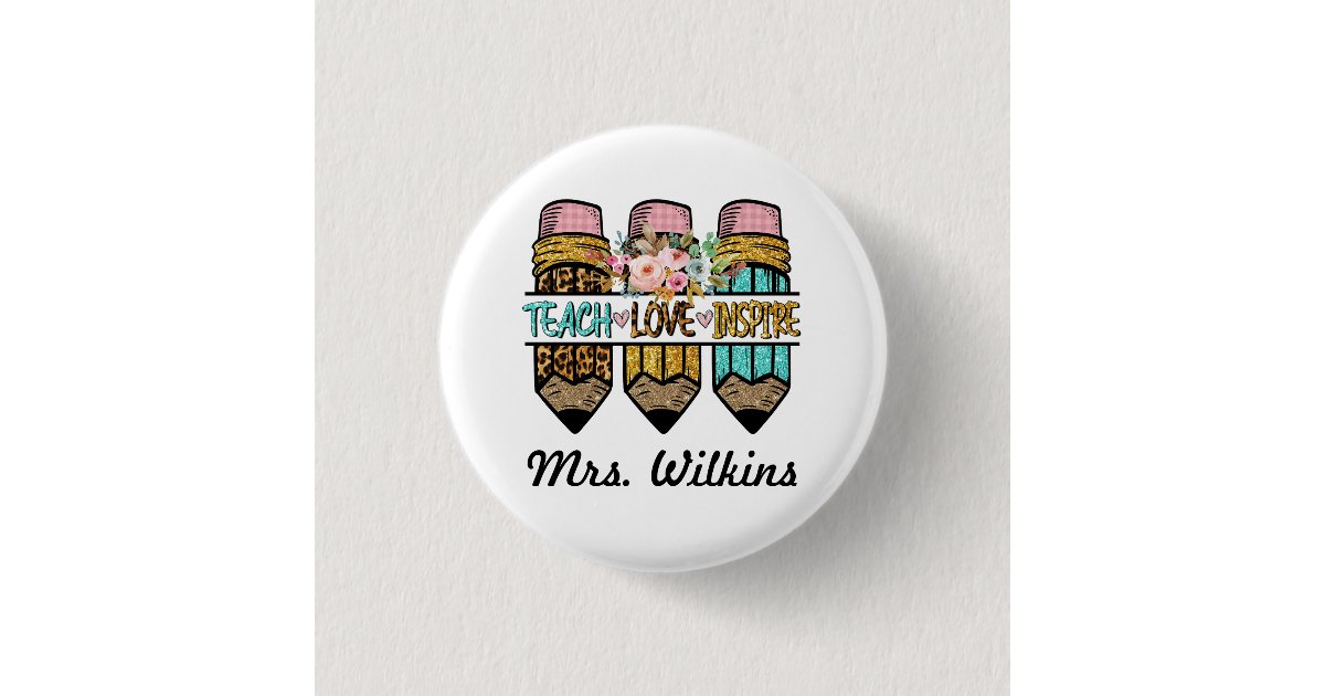 Teacher Appreciation Button | Zazzle