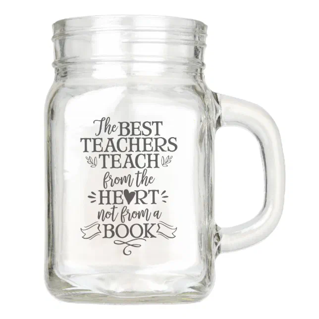 Teacher Appreciation Class Gift Idea Thank You Mason Jar | Zazzle