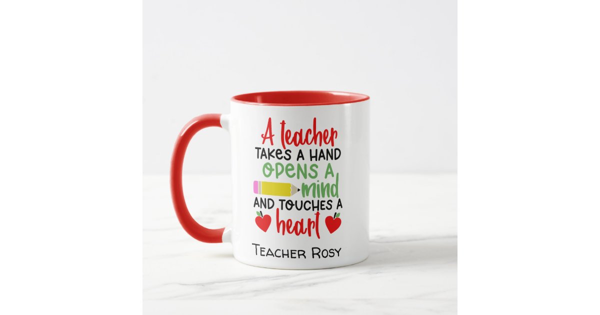 Teacher Appreciation Mugs Inspirational Quote | Zazzle