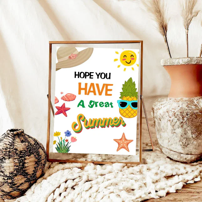 Teacher Appreciation party Sunshine Thank You Poster | Zazzle