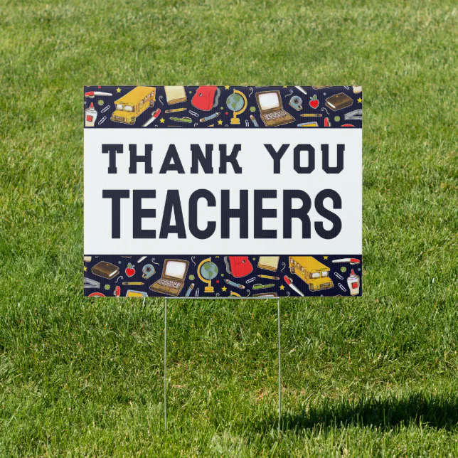 Teacher Appreciation Sign | Zazzle