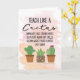 Teacher Appreciation Teach Like A Cactus Card | Zazzle