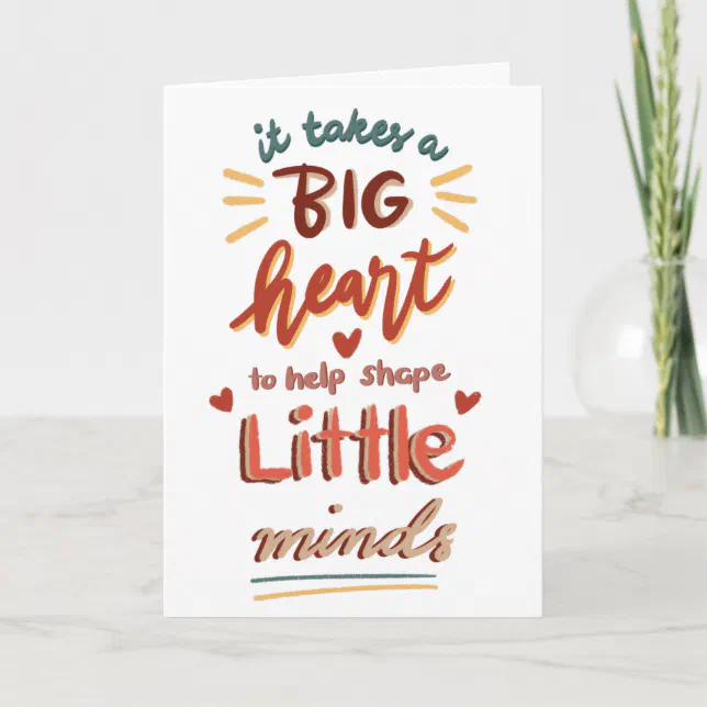 Teacher Appreciation Valentine Card | Zazzle