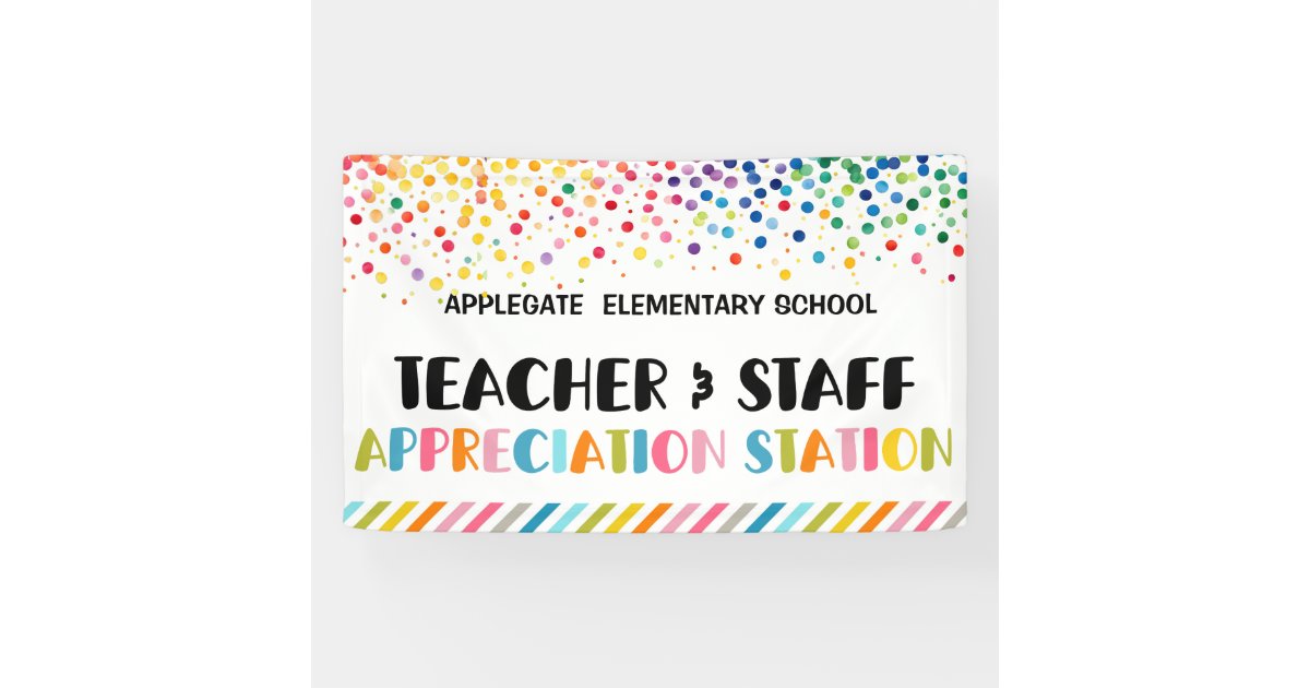 Teacher Appreciation Week Banner | Zazzle