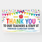 Teacher Appreciation Week Thank You Banner | Zazzle