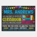 Teacher Appreciation Yard Sign! Sign | Zazzle