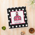 Teacher Binder - White Polka Dots | Zazzle