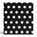 Teacher Binder - White Polka Dots | Zazzle