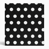 Teacher Binder - White Polka Dots | Zazzle