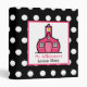 Teacher Binder - White Polka Dots | Zazzle