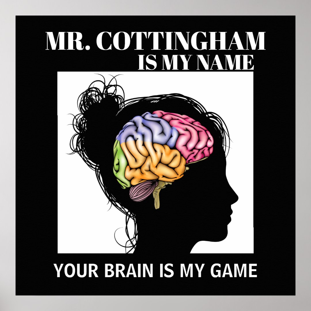 Teacher Brain Poster | Zazzle