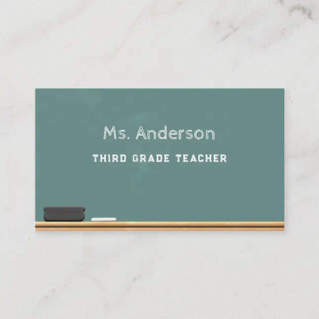 Teacher Business Card | Zazzle