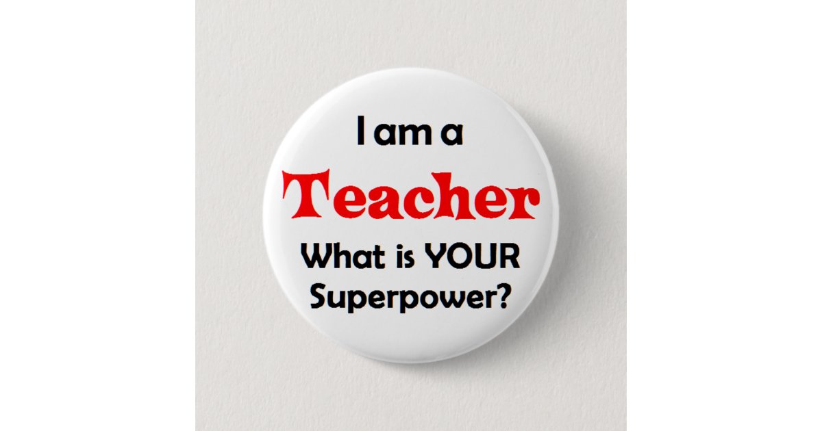 teacher button | Zazzle