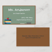 Teacher Chalkboard Business Card | Zazzle