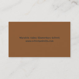 Teacher Chalkboard Business Card | Zazzle