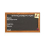 Teacher Chalkboard Business Card | Zazzle
