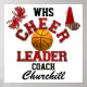 Teacher Cheerleading Coach Sign - Door Poster - SR | Zazzle