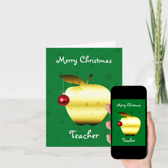 Teacher Christmas Card | Zazzle