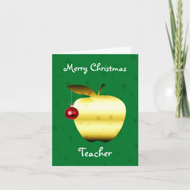 Teacher Christmas Card | Zazzle