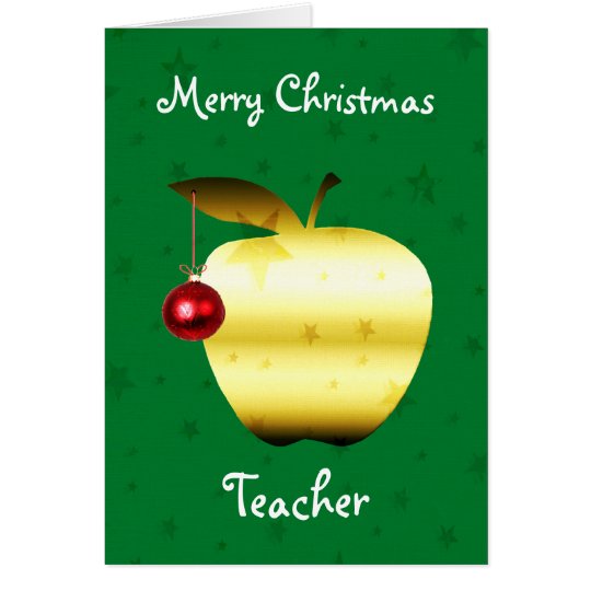 Teacher Christmas Card | Zazzle.com