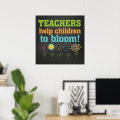 Teacher Classroom Inspirational Quote Poster | Zazzle