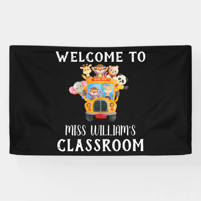 Teacher Classroom Welcome Banner | Zazzle