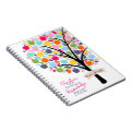 Teacher Colourful apple Tree thank you gift Notebook | Zazzle