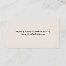 Teacher Crayons Business Card | Zazzle