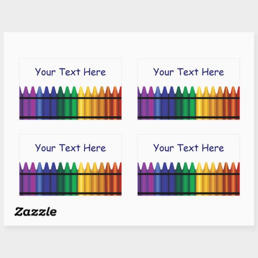 Teacher Crayons Sticker | Zazzle