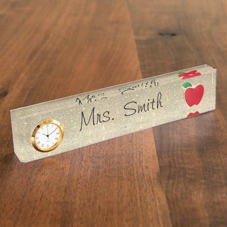 Teacher Desk Name Plate | Zazzle