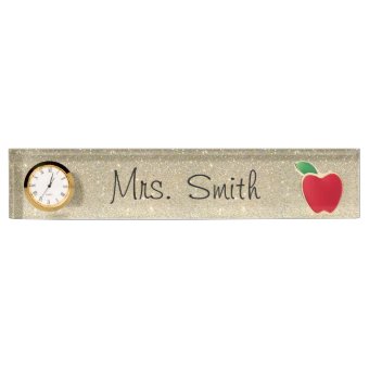 Teacher Desk Name Plate | Zazzle