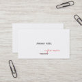 Teacher Editor (FULLY CUSTOMIZABLE) Business Card | Zazzle