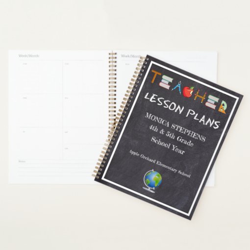 Teacher / Educator Lesson Planner | Zazzle