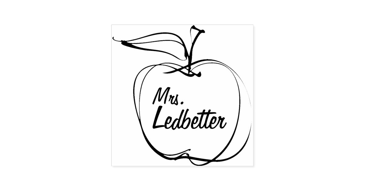 Teacher Gift - Personalized Rubber Stamp | Zazzle