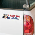 Teacher Gift - Uncle Sam says DO YOUR BEST Bumper Sticker | Zazzle