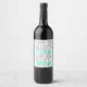 Teacher Gift Wine Bottle Label Holiday Present | Zazzle