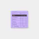 Teacher Grading Rubric for Classwork in Purple Post-it Notes | Zazzle