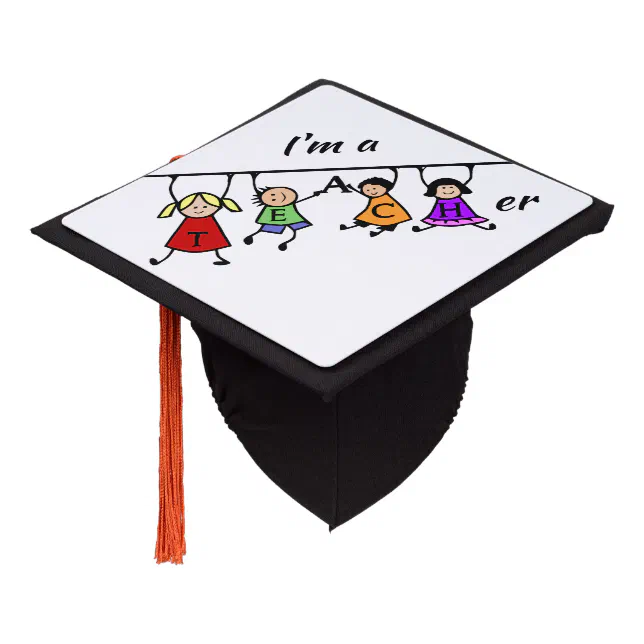 Teacher Graduation Inspirational Quote Graduation Cap Topper | Zazzle