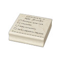 Teacher homework response feedback rubber stamp | Zazzle