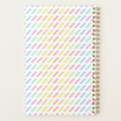 teacher LESSON PLANNER WITH NAME rainbow theme | Zazzle