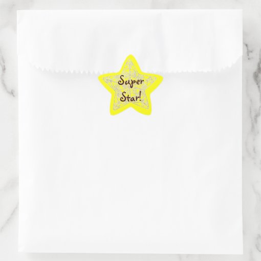 Teacher motivational / inspirational star sticker | Zazzle